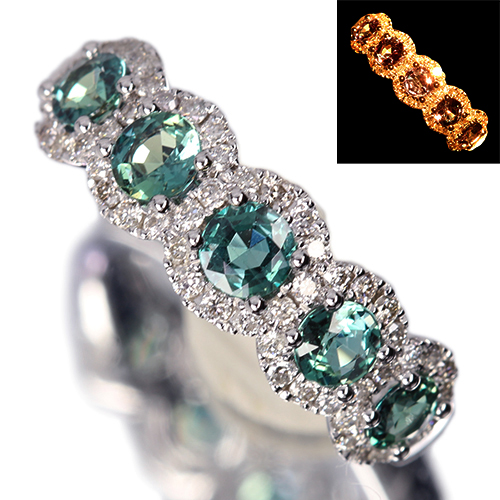 アレキサンドライト 0.81ct ダイヤモンド 0.3ct プラチナ リング(指輪)【品質保証書/宝石鑑別書】 即納ジュエリー ジュエリー通販リジュー | レアストーン・高級ジュエリー ...